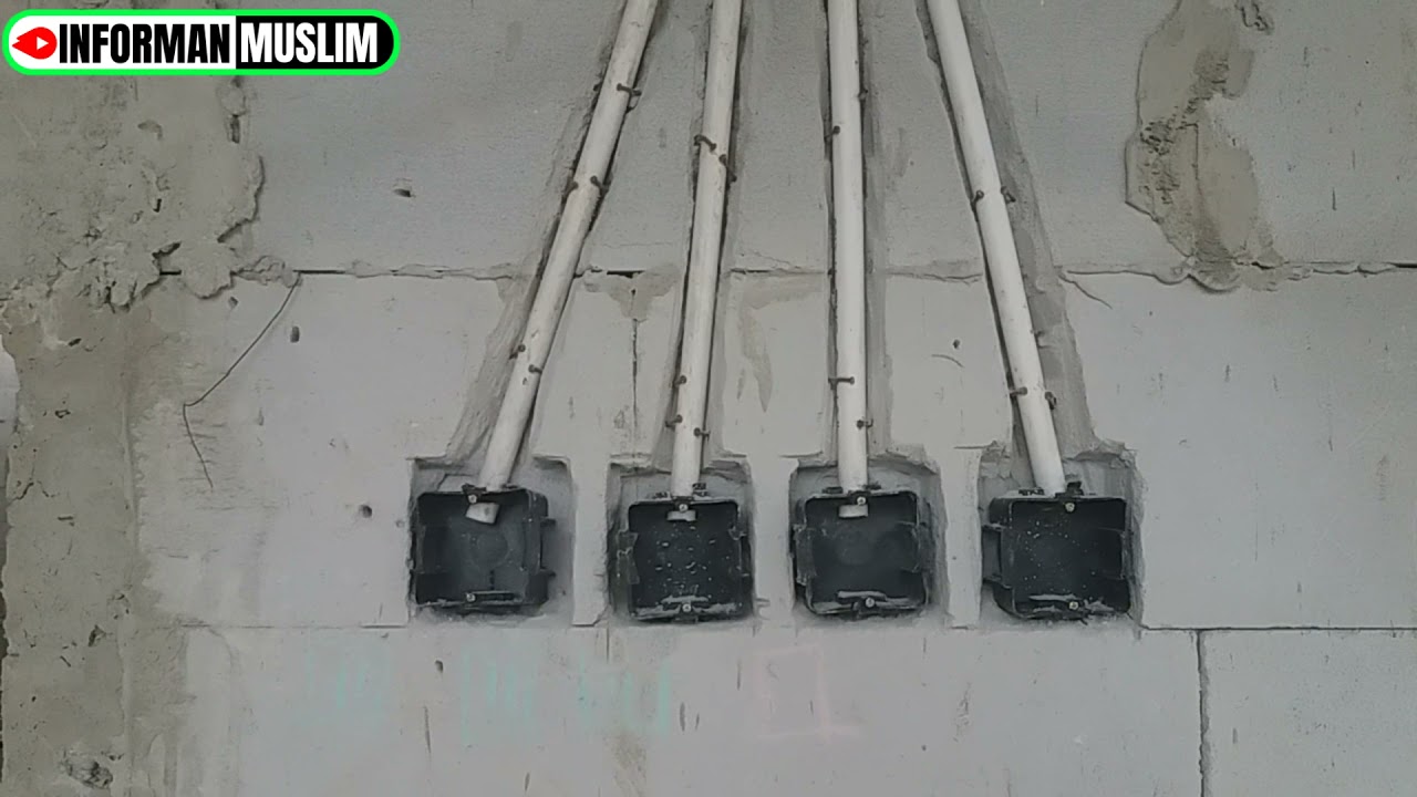 Cara Pasang Mangkokan / Inbowdus di Tembok Hebel - YouTube