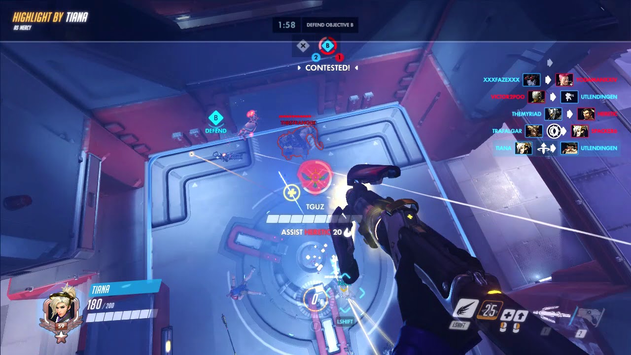 Overwatch - Mercy Highlight - YouTube