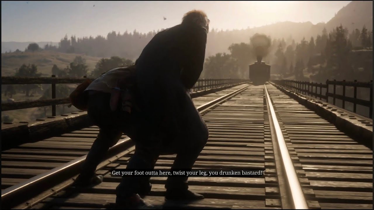 Aurthur is frustrated with old man RDR2 - YouTube