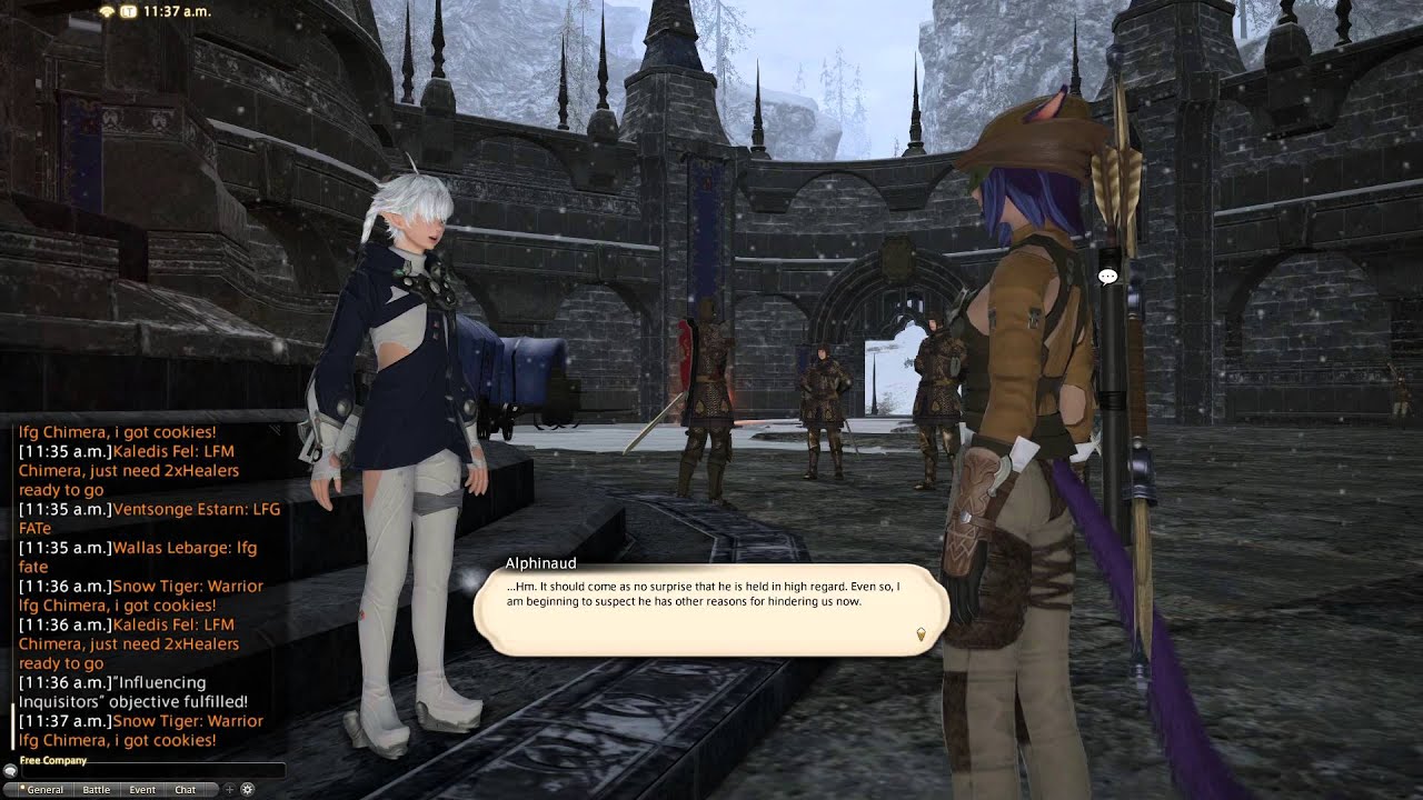 Let's Play - Final Fantasy XIV - 42 - Whitebrim Front, Rats - YouTube
