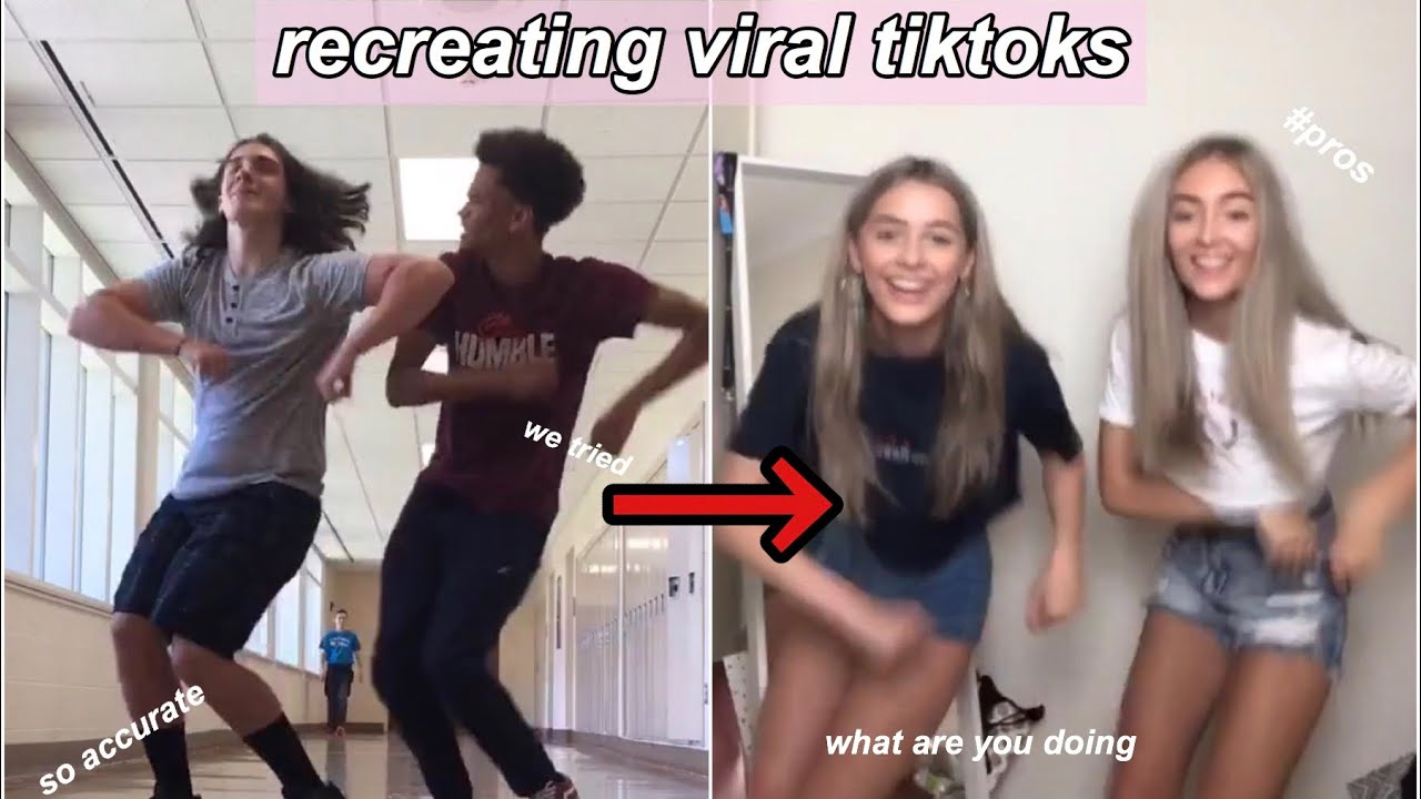 RECREATING VIRAL TIKTOKS | Em and Loz - YouTube