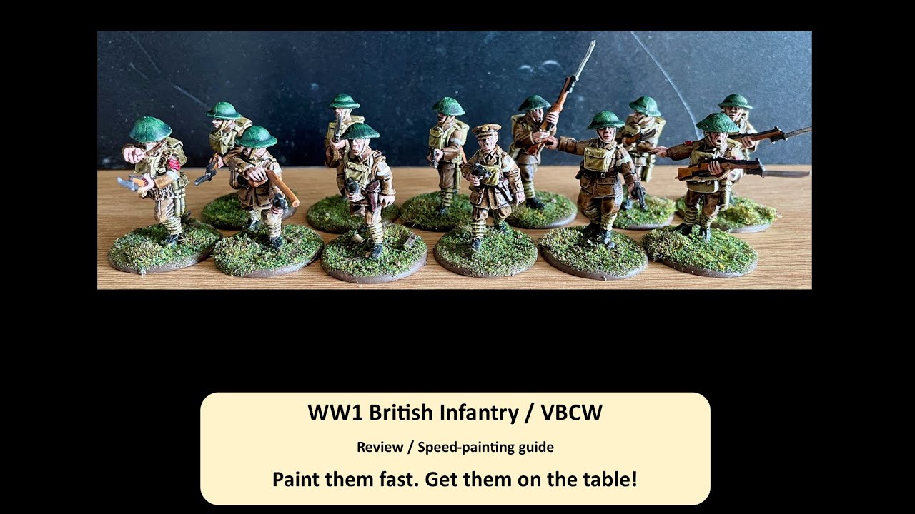 Get your VBCW / WW1 British Infantry painted quickly with Vallejo ...