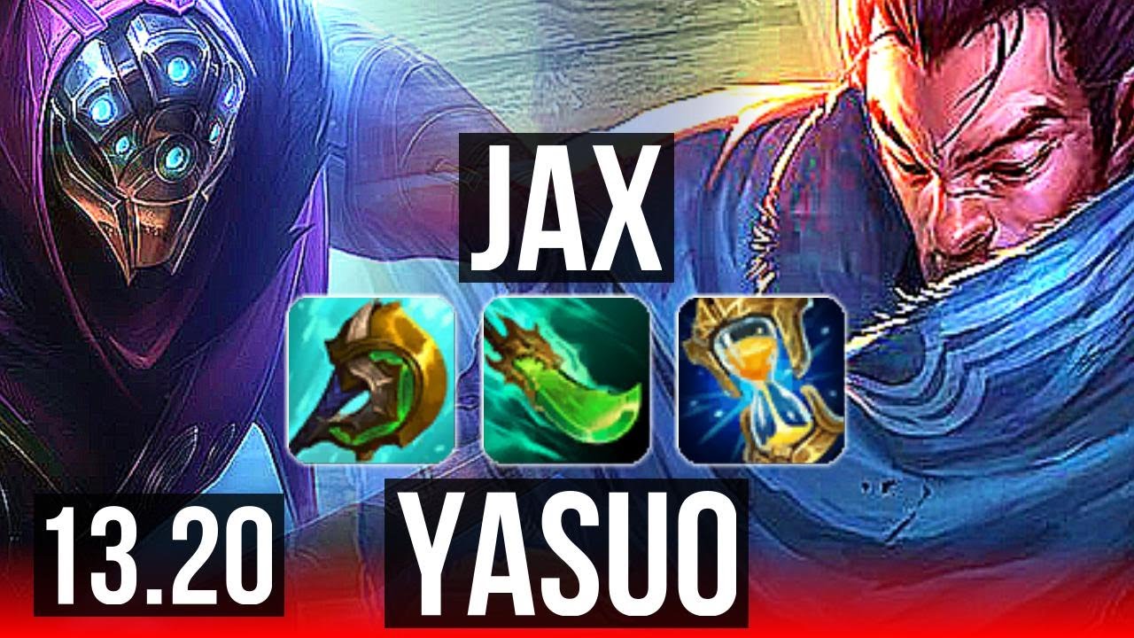 JAX vs YASUO (TOP) | 2.2M mastery, Legendary, 15/3/4, 300+ games | KR ...
