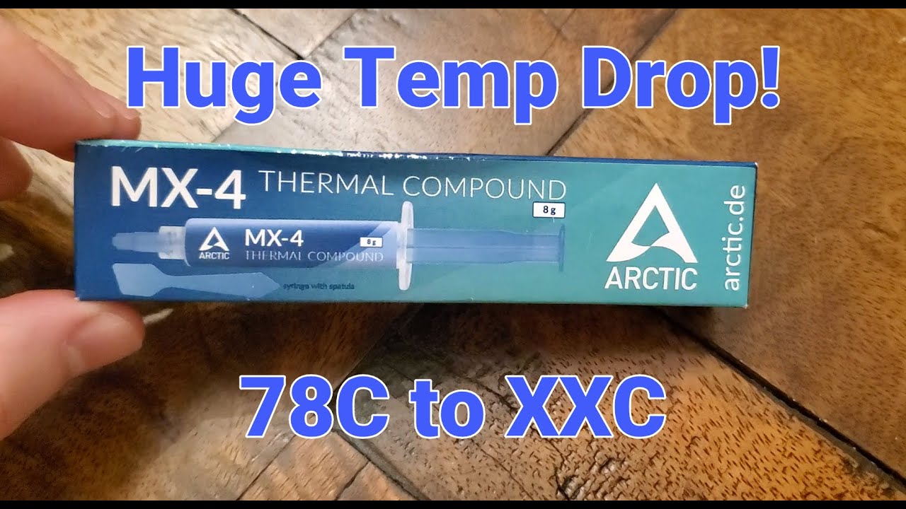 Arctic MX-4 CPU Thermal Compound Past - Real World Test and Review on ...
