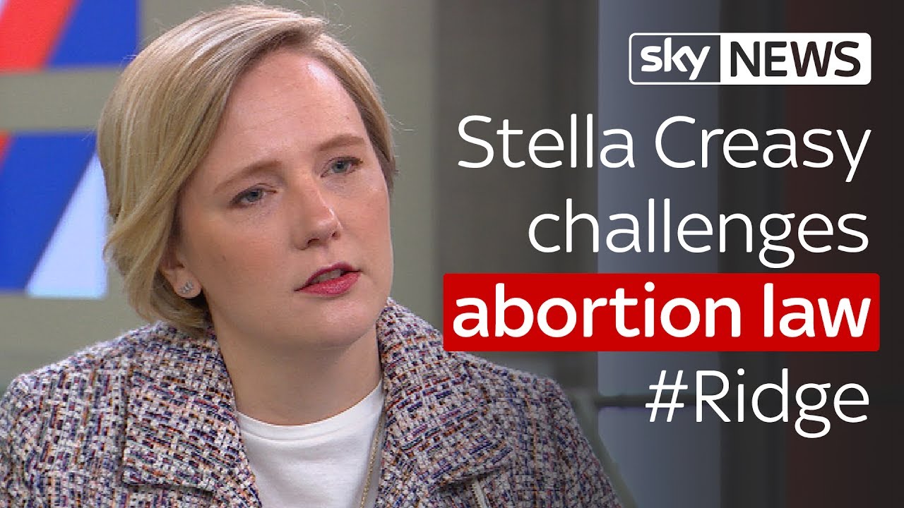 Stella Creasy challenges abortion law #Ridge - YouTube