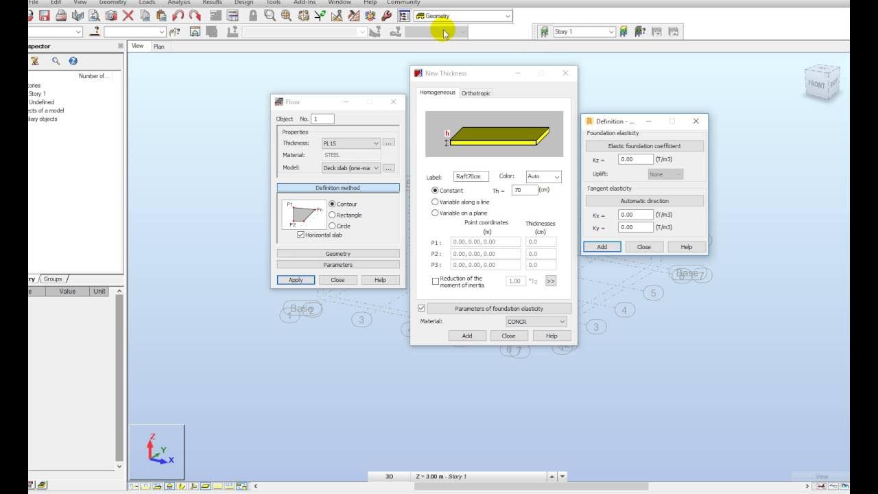 Autodesk Robot Tutorial (ARABIC) - Lesson 5: A very very simplified RAFT (BASIC) - YouTube