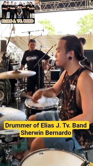 Drummer of Elias J. Tv. Band Sherwin Bernardo #viral #trending # ...