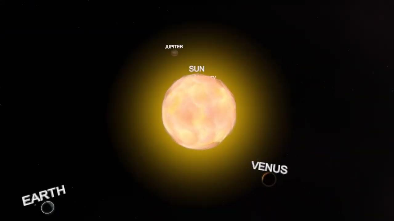 Solar System Simulation Done on Unity - YouTube