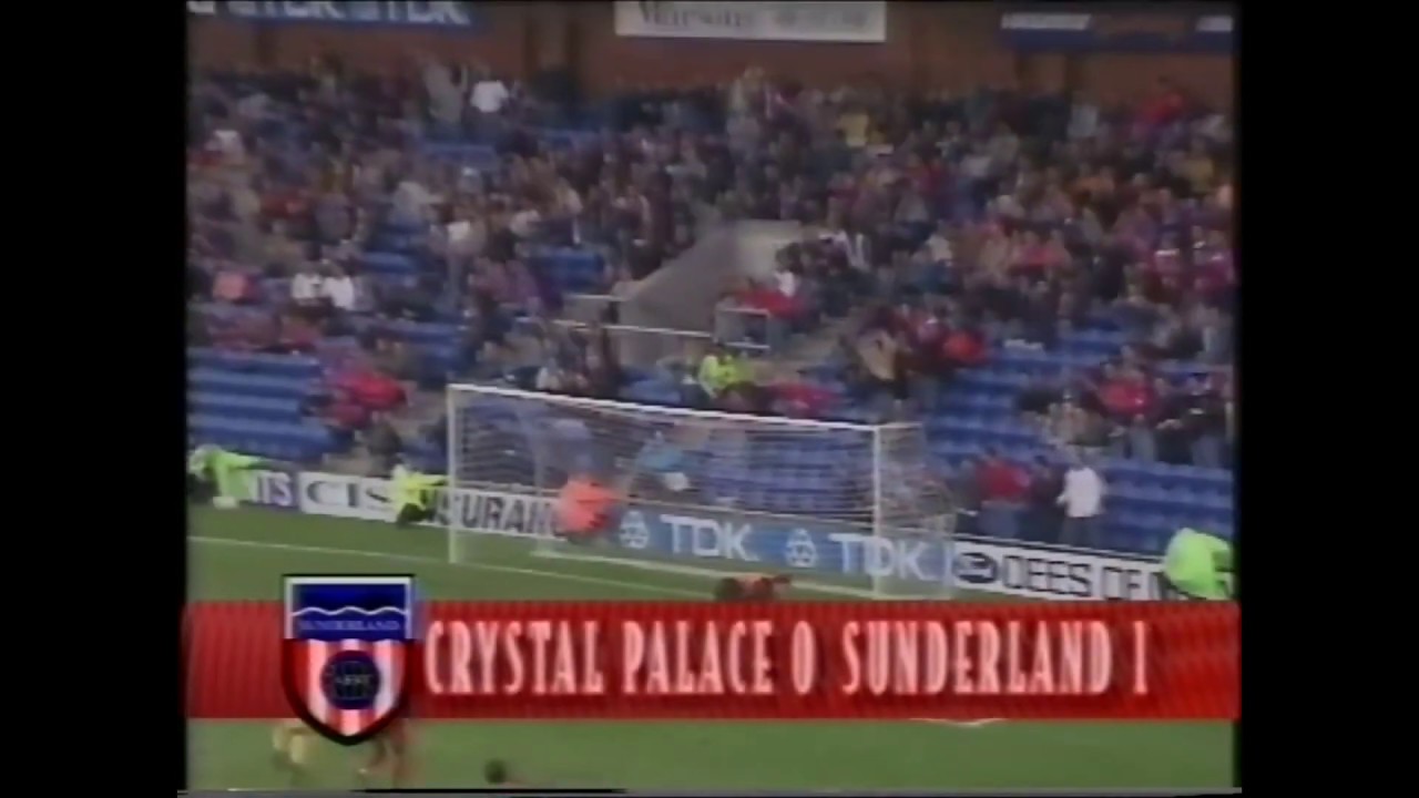 Crystal Palace vs Sunderland - 7 Oct 1995 - YouTube