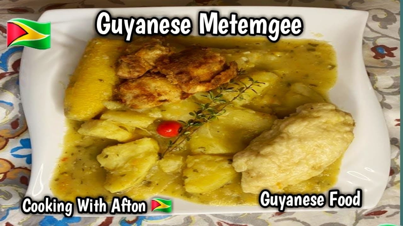 🇬🇾 Guyanese Metemgee/Guyanese Food/Cook With Me/Cooking With Afton 🇬🇾 ...