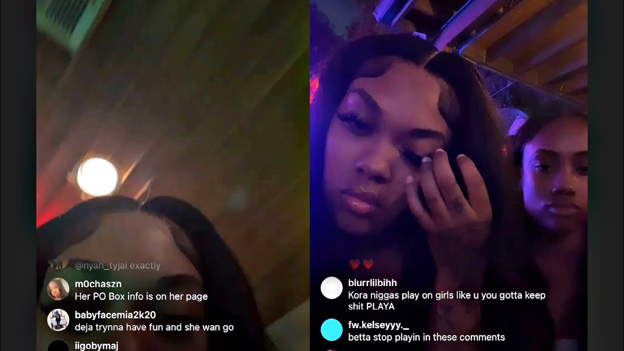 Lyn.deja & koraaaj On IG live together🥰 - YouTube