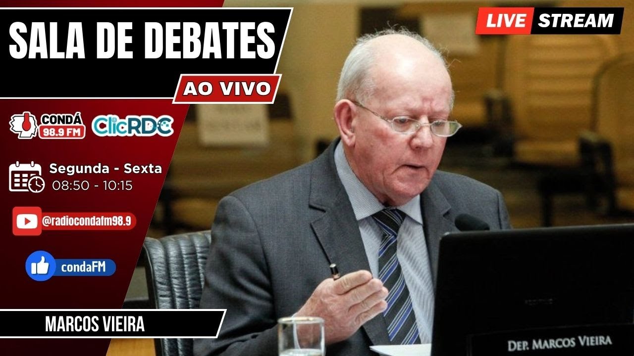 SALA DE DEBATES - MARCOS VIEIRA | AO VIVO | 17/02 - YouTube