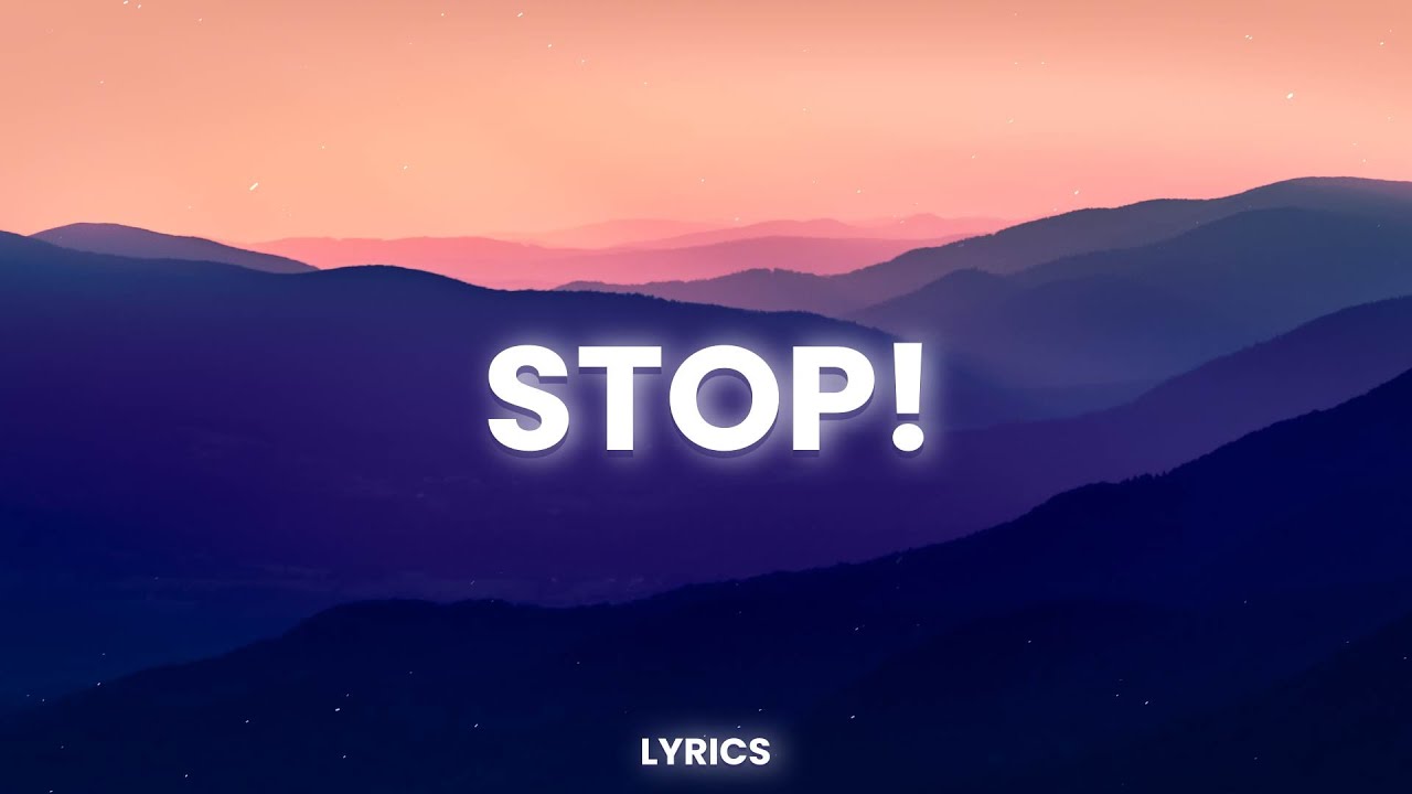 UPSAHL - STOP! (Lyrics) - YouTube