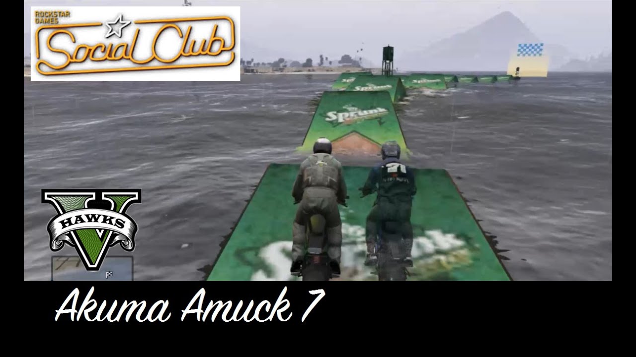 GTA 5 Custom Race 'Akuma Amuck 7' - YouTube