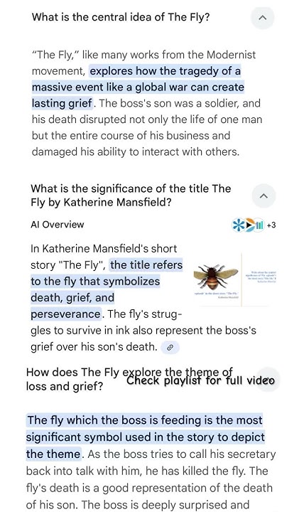 The Fly by Katherine Mansfield | Women’s Writing | @studyliterature172 ...