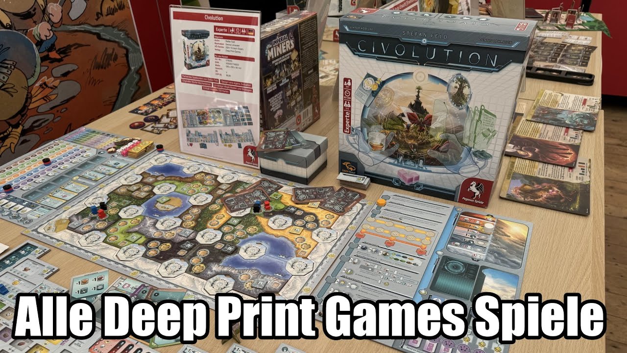 Alle Deep Print Games Neuheiten für die SPIEL 2024 - Teil 9 - YouTube