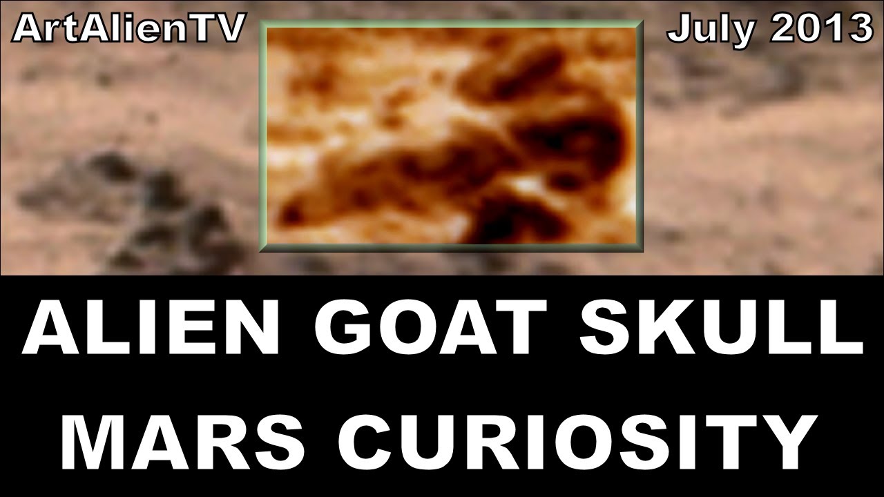 Alien Goat Skull on Mars: Curiosity Rover Anomalies. ArtAlienTV - YouTube