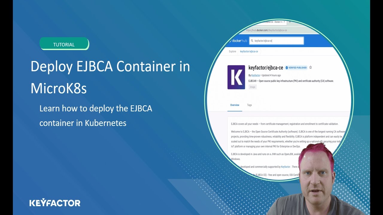 Deploy EJBCA container in Kubernetes MicroK8s runtime - YouTube