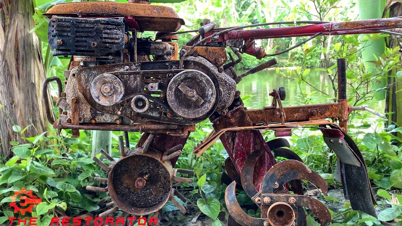 Restoration Tiller SHIBAURA Vintage | Restore Tiller The Blade - YouTube