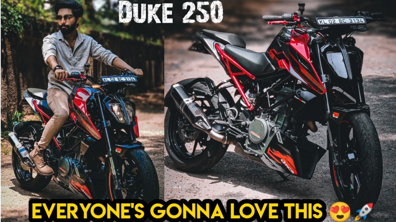 Duke 250 Modified 😍 Turn Your Bike Into A Racing Machine🔥| Rohith ...
