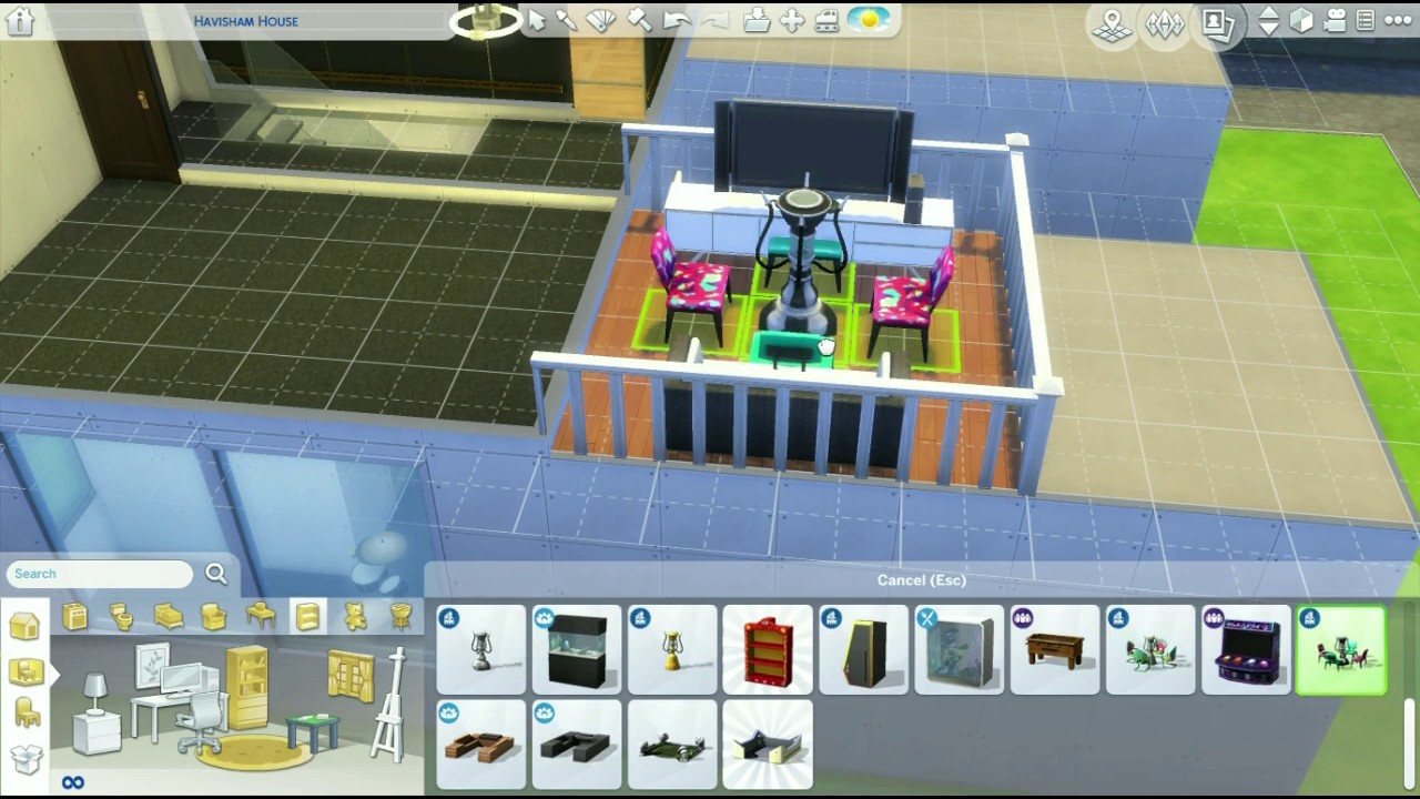 Sims 4 1 Bedroom Music Studio Speed Build - YouTube