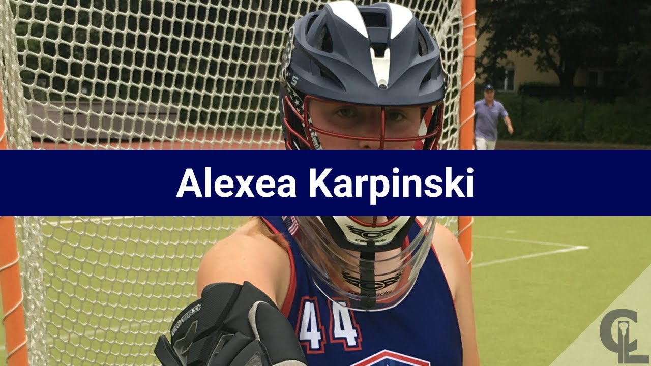 Alexea Karpinski Lacrosse Highlights - NJ 2022 - Goal - YouTube