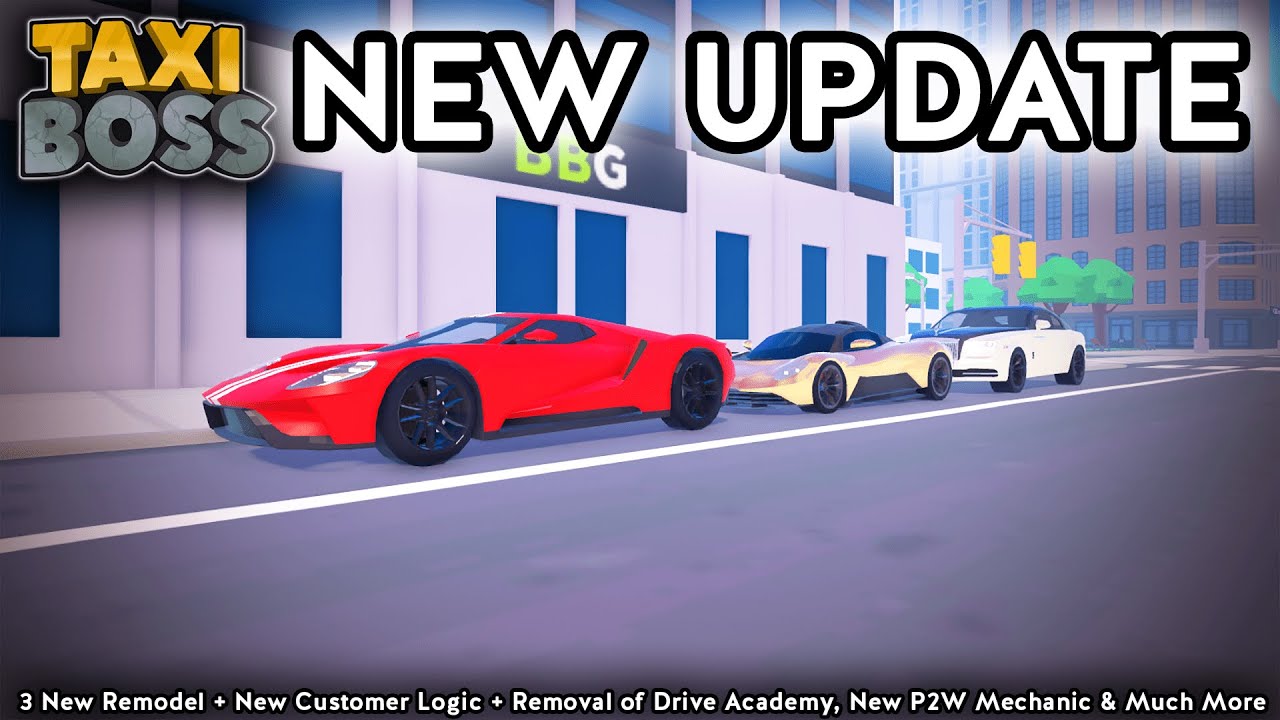 TaxiBoss New City Update Overview (Roblox TaxiBoss) - YouTube
