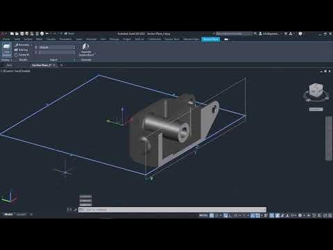 Section Plane tool (AutoCAD 3D Tutorials) - YouTube