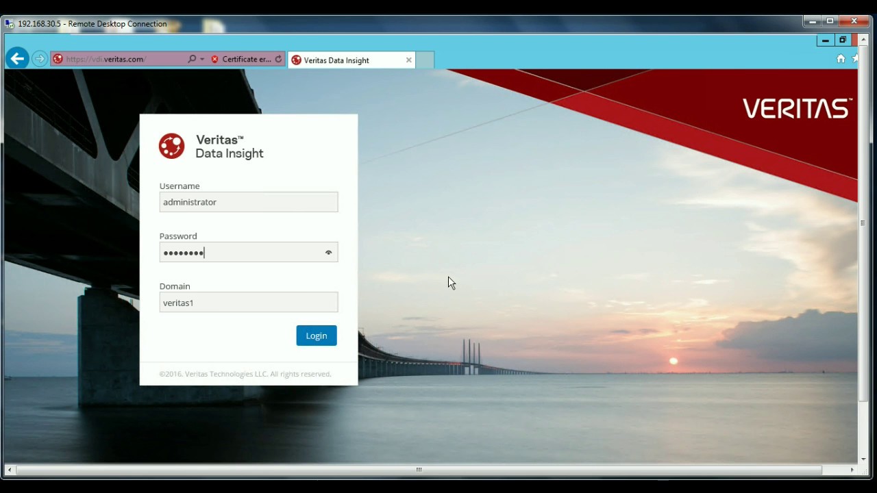 Veritas Data Insight 5.2 Installation - YouTube