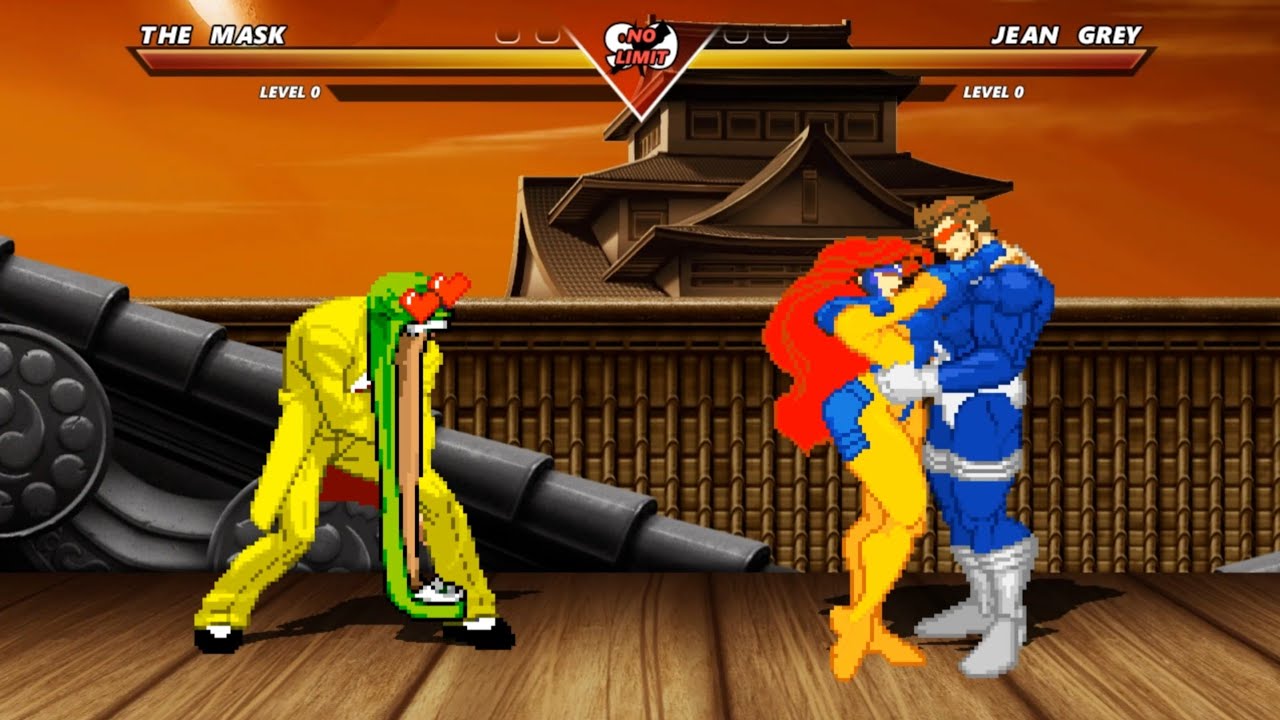 THE MASK vs JEAN GREY - Amazing epic fight battle ! - YouTube