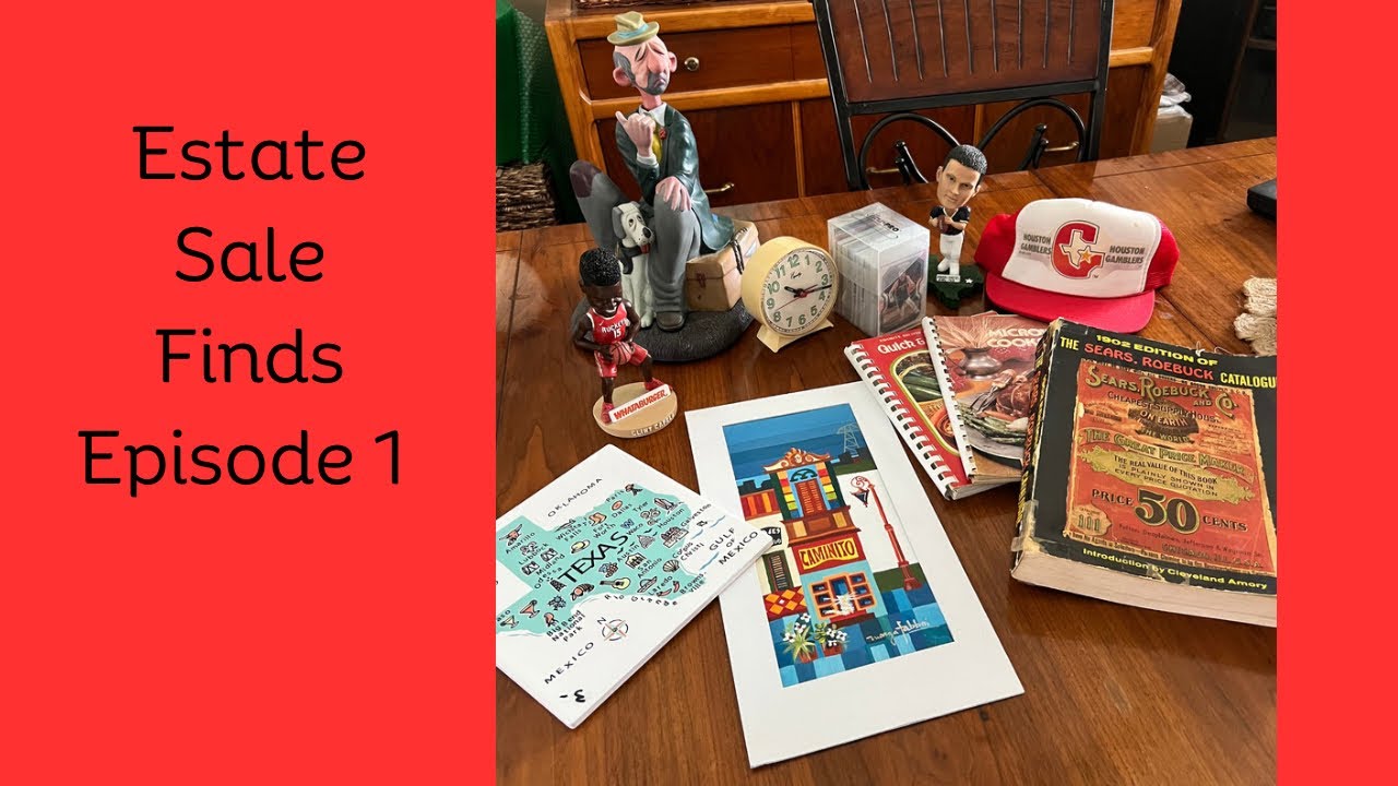 Estate Sale Haul | RARE estate sale find - YouTube