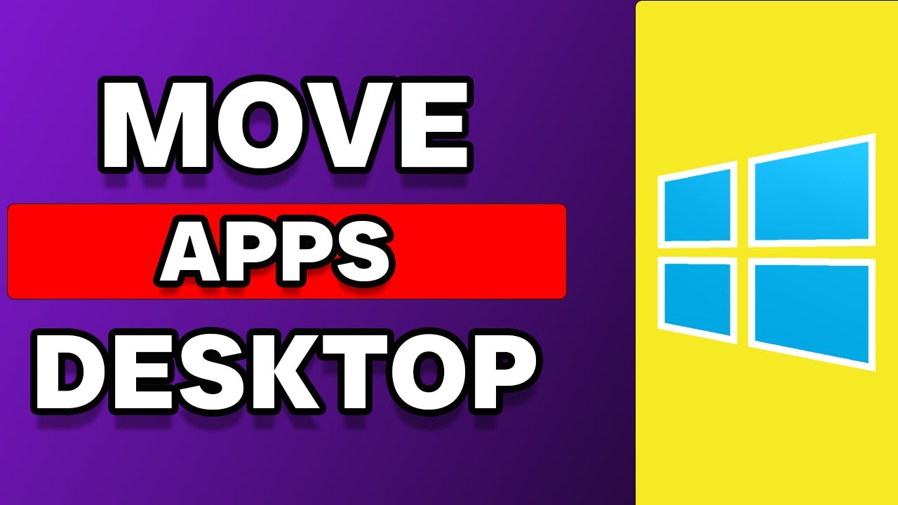 How To Move Apps To Home Screen On Laptop - YouTube