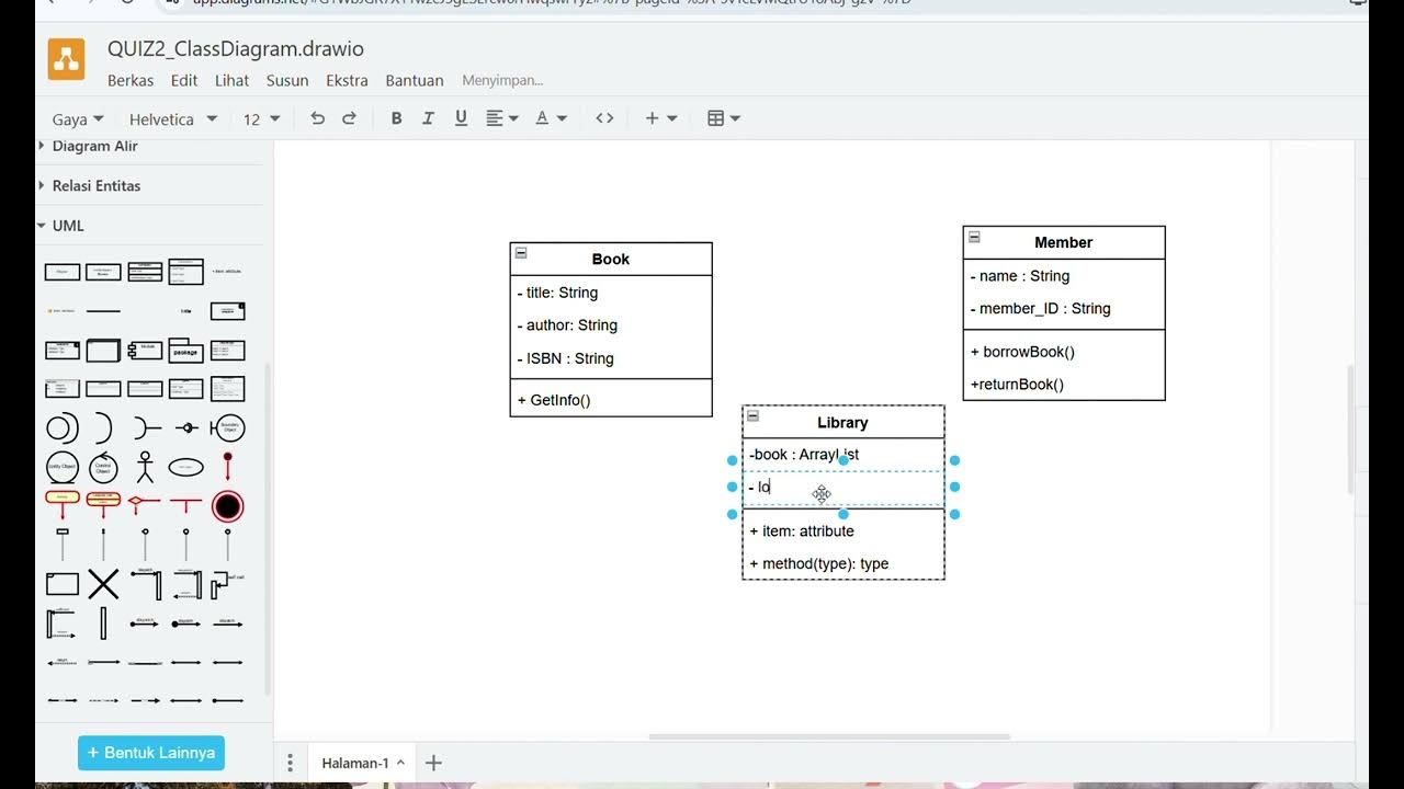 Membuat Class Diagram dan implementasinya dengan java NetBeans - YouTube