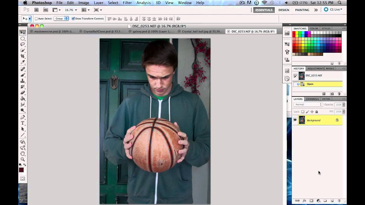 Photoshop CS5 - Lesson 13: Masking - YouTube