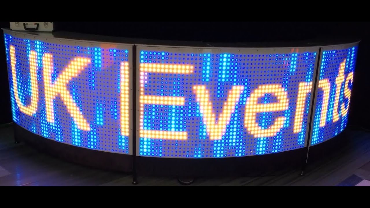 Pixel LED Animated Cocktail Bar - YouTube