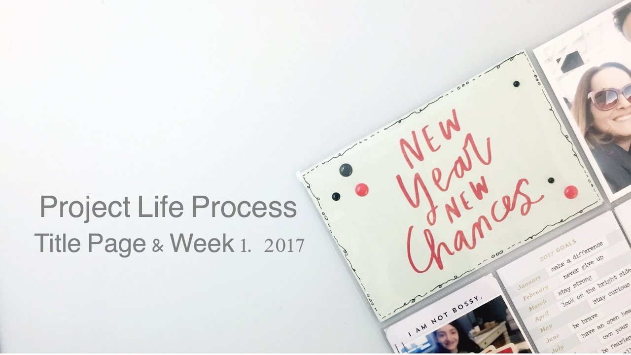 Project Life Process | Title Page & Week 1. 2017 - YouTube