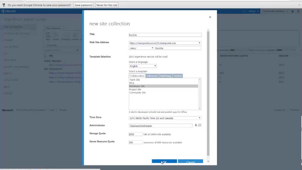 How to: Create an Office 365 Developer Site - YouTube