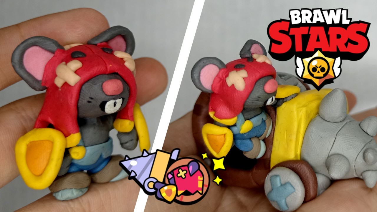 ⭐MAKING MOE BRAWL STARS | Tutorial with clay⭐ - YouTube