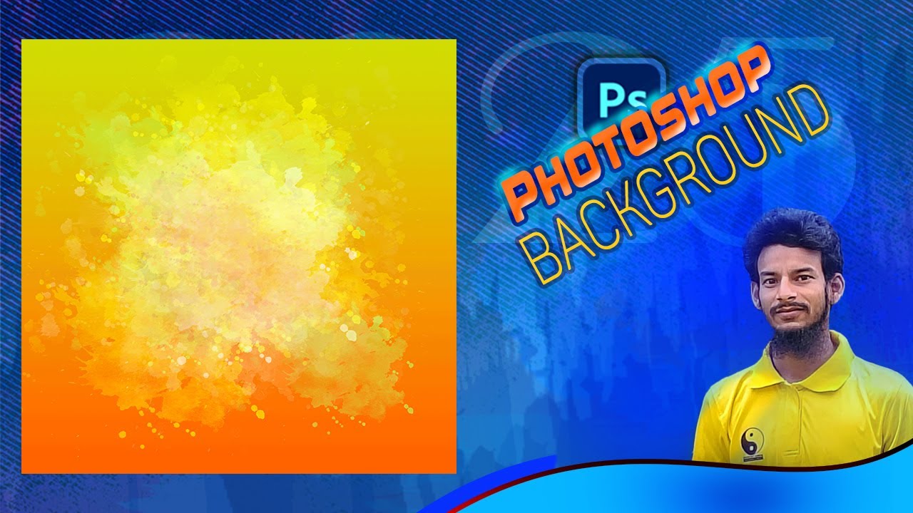 Photoshop Background Design Tutorial 🔥 Colorful Abstract Background in ...
