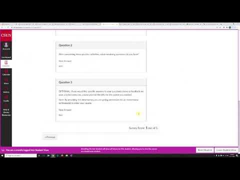 CSUN Canvas Student View - YouTube