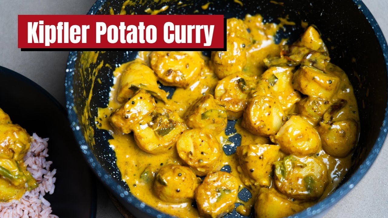 Creamy Kipfler Potato Curry | Easy Vegan Coconut Recipe - YouTube
