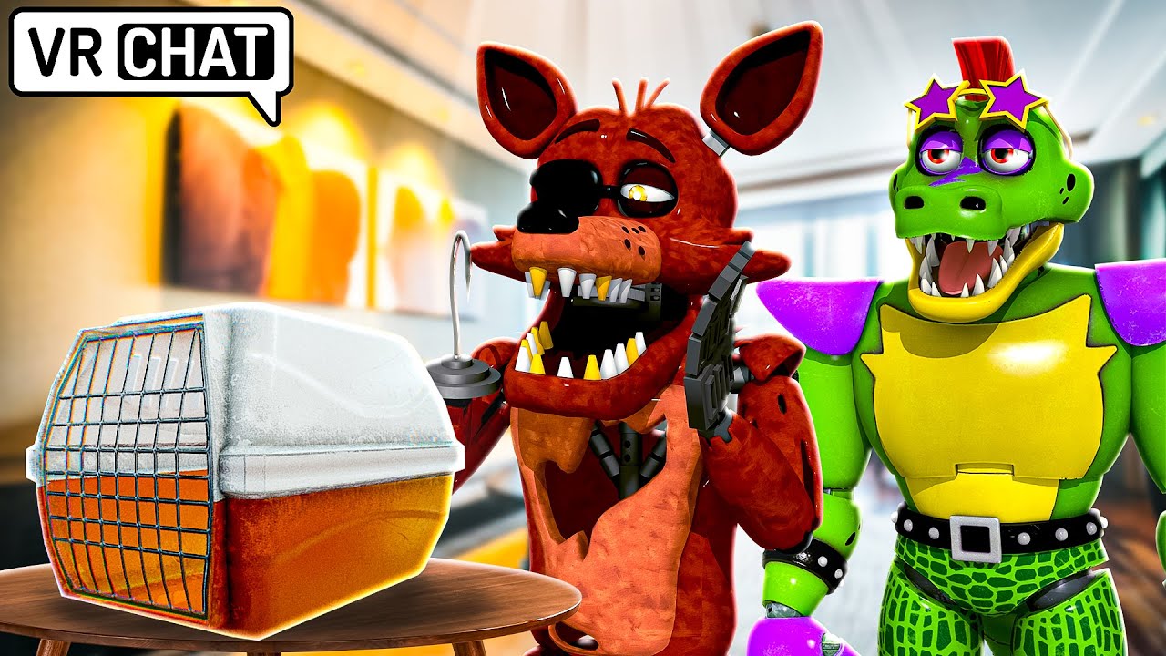Foxy Adopts a PET?! in VRCHAT - YouTube