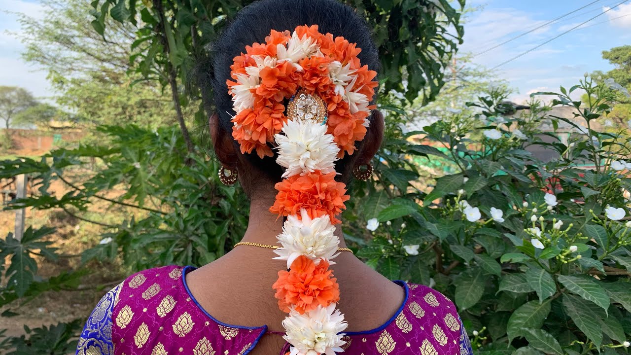 Poola jada billalu//traditional poola jadalu//kanakambara& kagadamalli ...