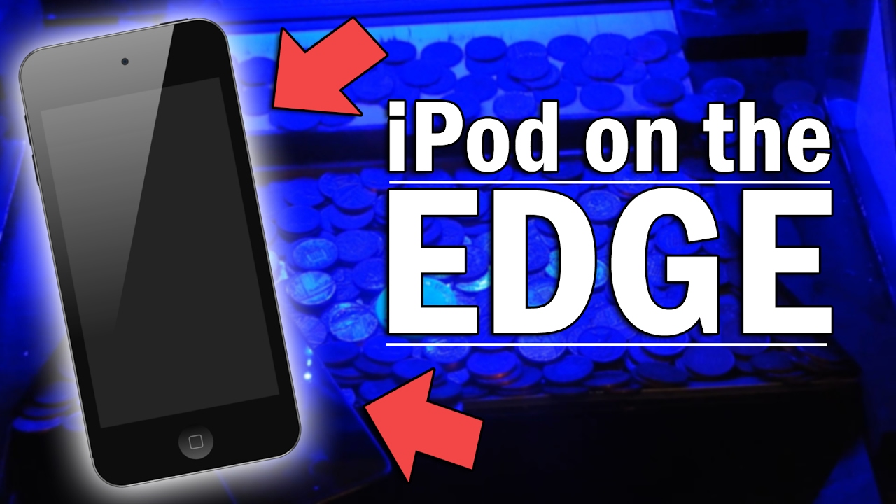 COIN PUSHER | IPOD TOUCH 5 ON THE EDGE! - YouTube