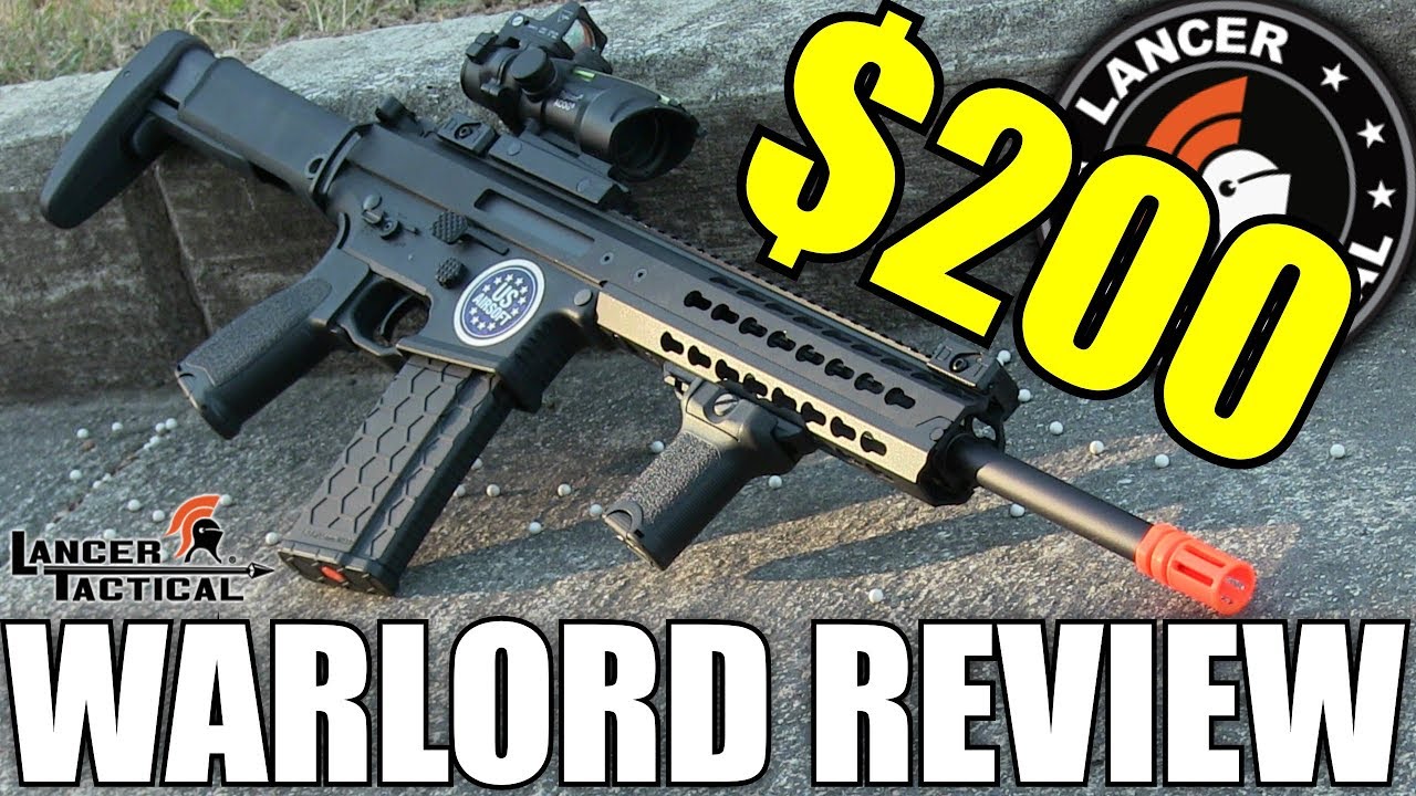 Another Good Beginner Airsoft Gun Lancer Tactical Warlord Review