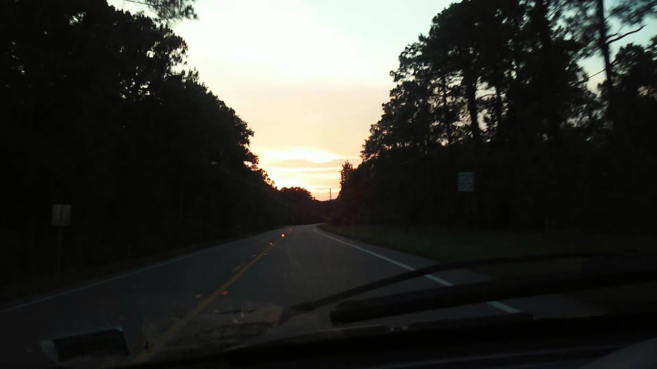 Sunset in spring hill florida - YouTube
