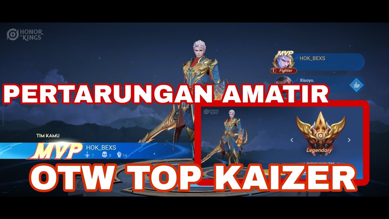 EPIC COMBACK MOMENT " KAIZER " HONOR OF KINGS ||| FIGHT OF HONOR - YouTube