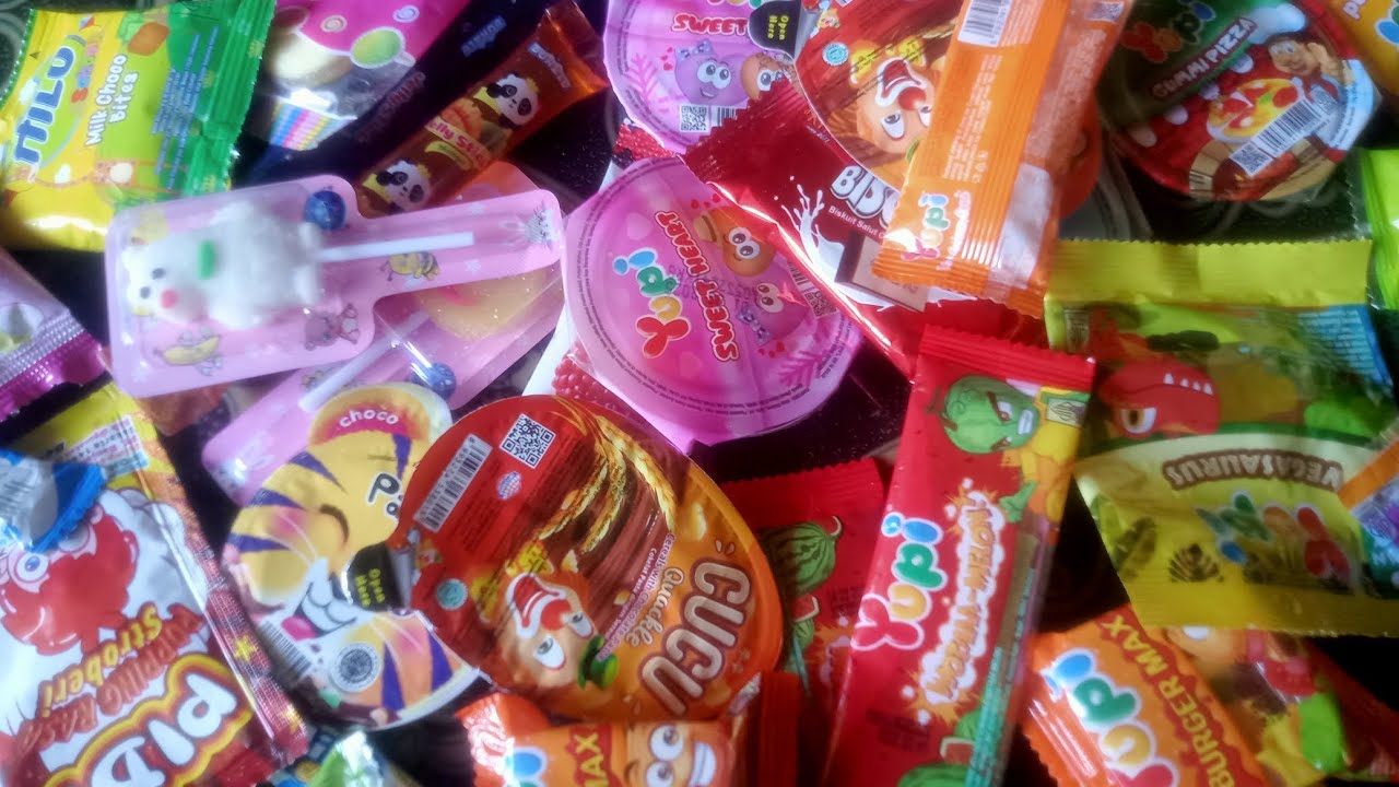 permen cucu badut,permen yupi buaya ,permen susu sapi,permen pidi ...
