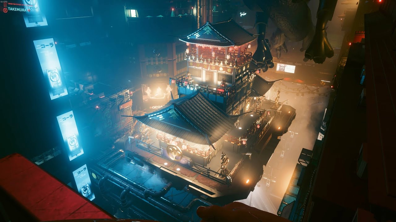 Cyberpunk 2077 [PC] - Japantown Parade - Japanese DUB - YouTube