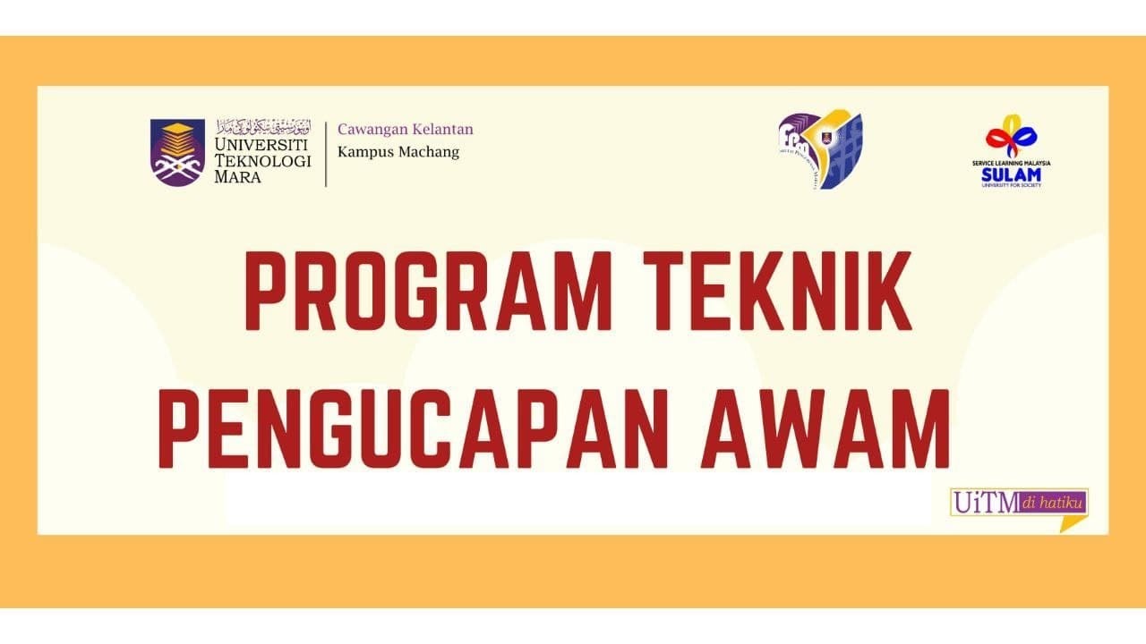 Program Teknik Pengucapan Awam - YouTube